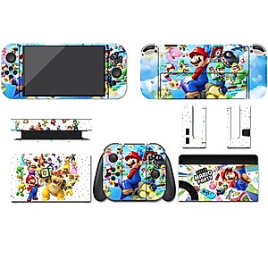 SadSkins Full Wrap Skin for Switch OLED Anime Switch OLED Protector Skin Cover Matte Vinyl Decal Stickers（Only Switch OLED）