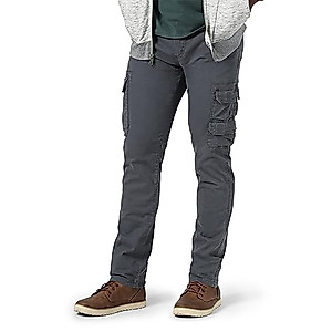 Wrangler Authentics mens Regular Tapered Cargo Pants, Pewter, 32W x 30L US