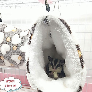 Hanging Tunnel for Small Animals, Hanging Pet Rat Toys Ferret Hammock, Ferret Chinchilla Squirrel Guinea Pig Rat Cage Accessories