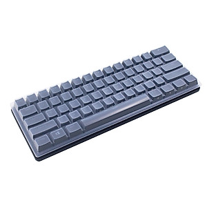 Silicone Keyboard Skin Cover Compatible for Corsair K65 RGB Mini 60% Mechanical Gaming Keyboard (Clear)