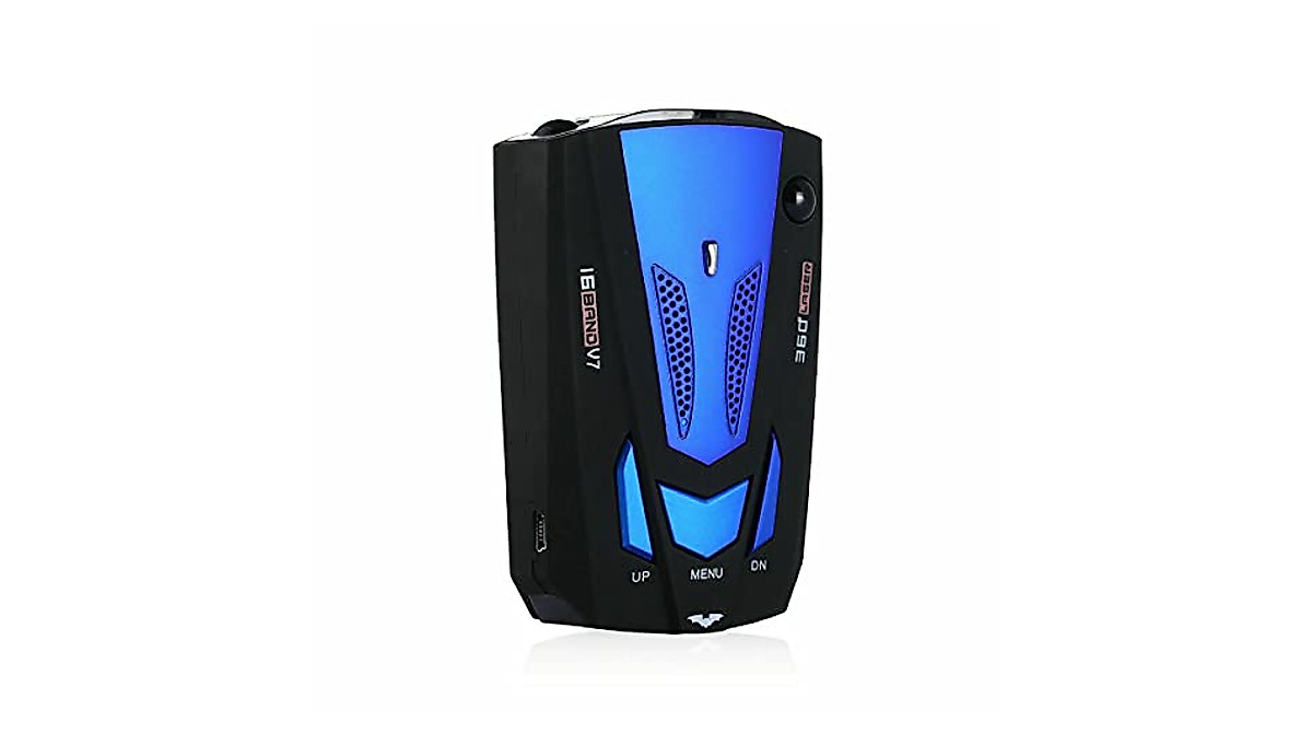 WishRing V7 Car Radar Detector - 16-Band 360° Laser & Radar Alert