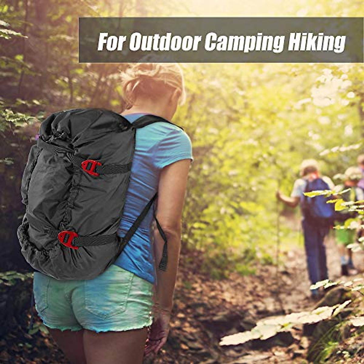 Alomejor Rock Climbing Bag Foldable Water proof Rock Climbing Bag Mountaineering Shoulder Backpack for Outdoor Camping Hiking(22 * 22 * 5cm Black)