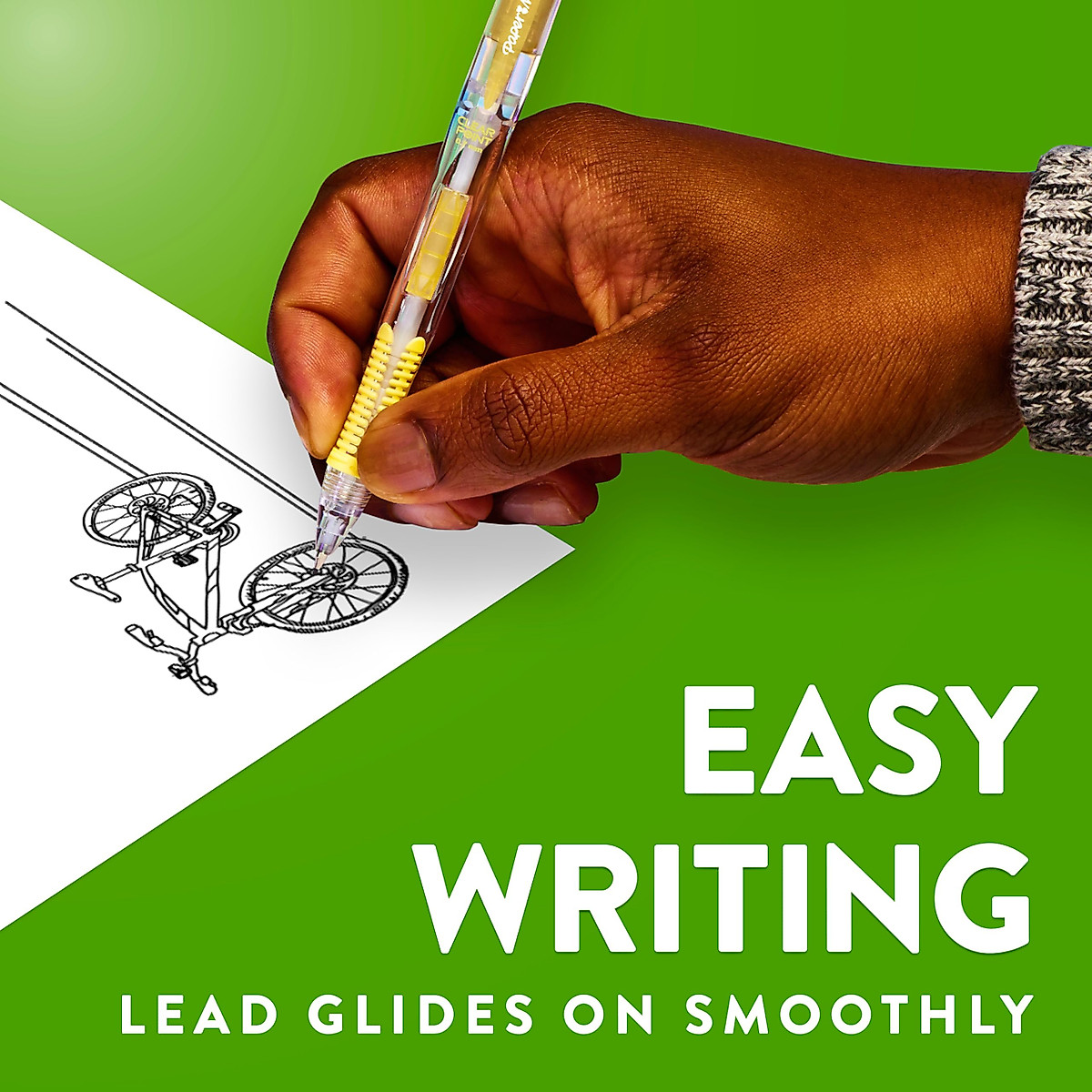 Paper Mate Clearpoint Mechanical Pencils, 0.7mm, HB #2, Fashion Barrels, 4 Count