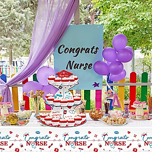 Nurse Party Supplies,Nurse Graduation Cupcake Stand 3 Tier Cupcake Stand Birthday Dessert Display Stand forMedical RN Themed Party Nursing School Party Supplies (Nurse)
