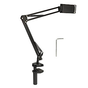 Acogedor Tablet Holder Stand Adjustable Rugged Design for13, Galaxy Tab, Pro 12.9, Air, Mini & More, Stable Desktop Stand for iOS Tablet,Pro, Wide Compatibility