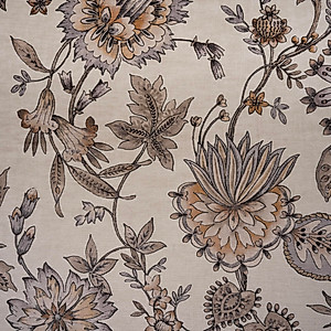 TOP FABRIC, Gia Jacobean Floral Chenille Upholstery Fabric - Whimsical Multicolor Design - 100% Polyester - 55 Width
