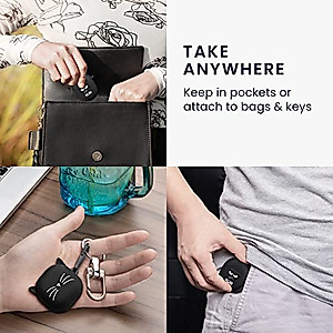 kwmobile Silicone Case Compatible with Google Pixel Buds Pro - Case Soft Cover - Don't Touch My Headphones White/Black/Black