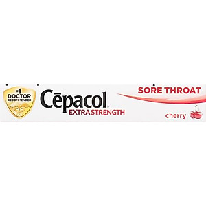 Cepacol Extra Strength Sore Throat Lozenges, Cherry 16ct