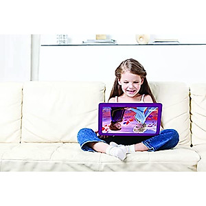 Lexibook JC598FZi5 Disney Frozen 2-Educational and Bilingual Laptop Italian/English-Girls Toy with 124 Activities to Learn, Play Games and Music with Elsa & Anna-Blue/Purple, Multicoloured, Small