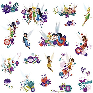RoomMates RMK2588SCS Best Disney Fairy Friends Peel and Stick Wall Decals