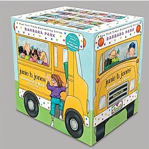 Junie B. Jones Books in a Bus 28-Book Boxed Set: The Complete Collection: Books 1-28