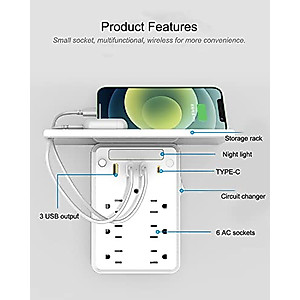 7500W Waterproof Portable Generator Through-The-Wall PWR Transfer Kit, Wall Pass Through PWR Transfer Kit, 120V 30 Amp Outdoor Generator Transfer Switch Generator Power Inlet Box, 3 Pin L5-30P Plug