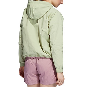 adidas Women's Utility Anorak Jacket, Magic Lime Medium