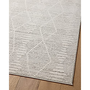 Loloi II Kamala Collection KAM-02 Ivory/Silver 7'-10" x 10' Area Rug