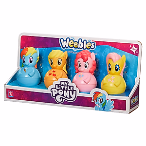 Character Options 07756 WEEBLES Four Pack, Wobble, Preschool Figures, My Little Pony Toys, Multi-Color
