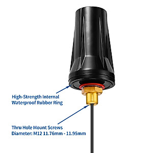 Bingfu 4G LTE SMA Cellular Trail Camera RP-SMA Male Antenna Compatible with Spypoint Link Micro Covert Spartan Stealth Tactacam Muddy Wildlife Hunting Game Cam Outdoor Mobile Security Camera