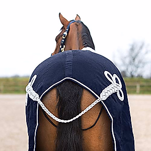 Horze Millau Wool Blanket - Dark Blue - 84 in