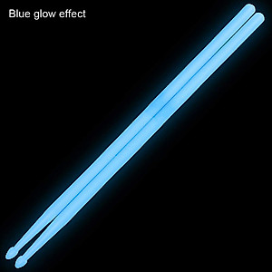 5A Luminous Light Up Drum Sticks, Luminous Light Up Drumsticks, Bright Luminous Glow in The Dark Drumsticks, Bright Light Up Drum Sticks (Blue)