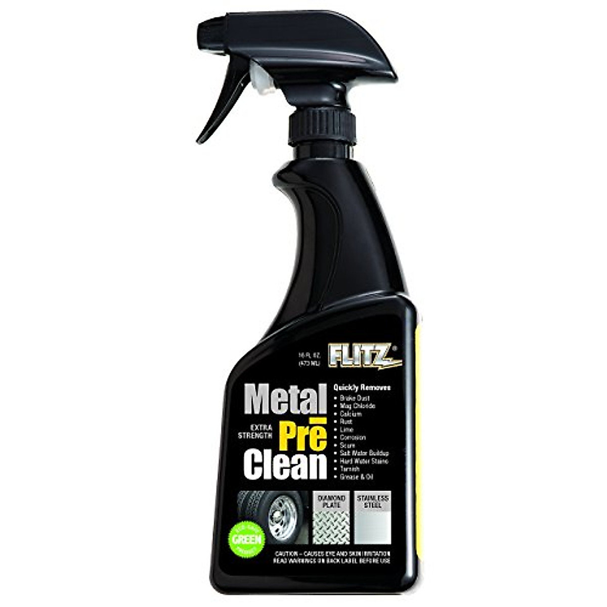 Flitz Industrial Strength Metal Pre Clean to Remove Corrosion, Rust, Calcium, Lime and More, Works in 60 Seconds, 16 Ounce