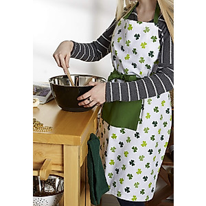DII Celebrate St. Patrick's Day Kitchen Collection, Shamrock Shake, Apron