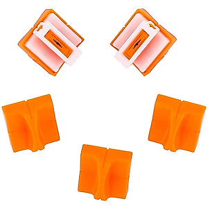 Firbon White A4 Paper Cutter Bundle with 5Pcs Replacement Blades, 12 Inch Paper Trimmer with Side Ruler for Scrapbooking, Craft, Coupon, Label, Cardstock