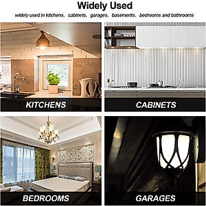 Fneiosg E26 LED Refrigerator Light Bulb 3.5W, 40W Equivalent, Daylight White 6000K 500LM, 25,000 Hour Lifetime, Non-Dimmable Energy Saving ac 100 265v frigidaire Light Bulb Replacement,1-Pack