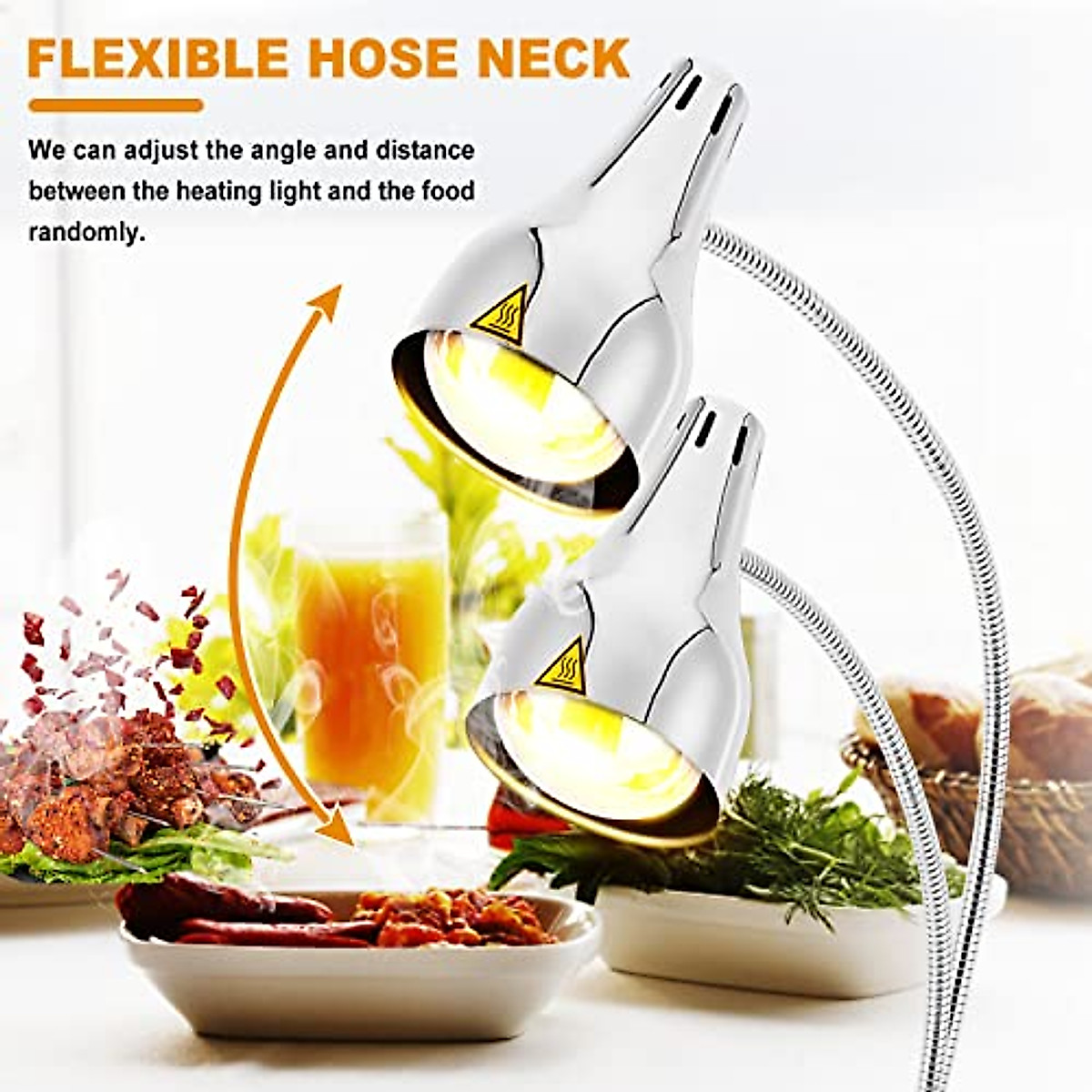 Food Heat Lamp for Food Pizza Home Kitchen Or Restaurant Food Heating Lamp Warmer