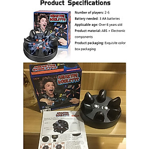 2023 Shock Roulette Party Game,Funny Shock Roulette Gams for Family Game Night,Board Games Family Games for Kids Adults, Lie Detector Test Shock Finger Game for Christmas Birthday Friends Party