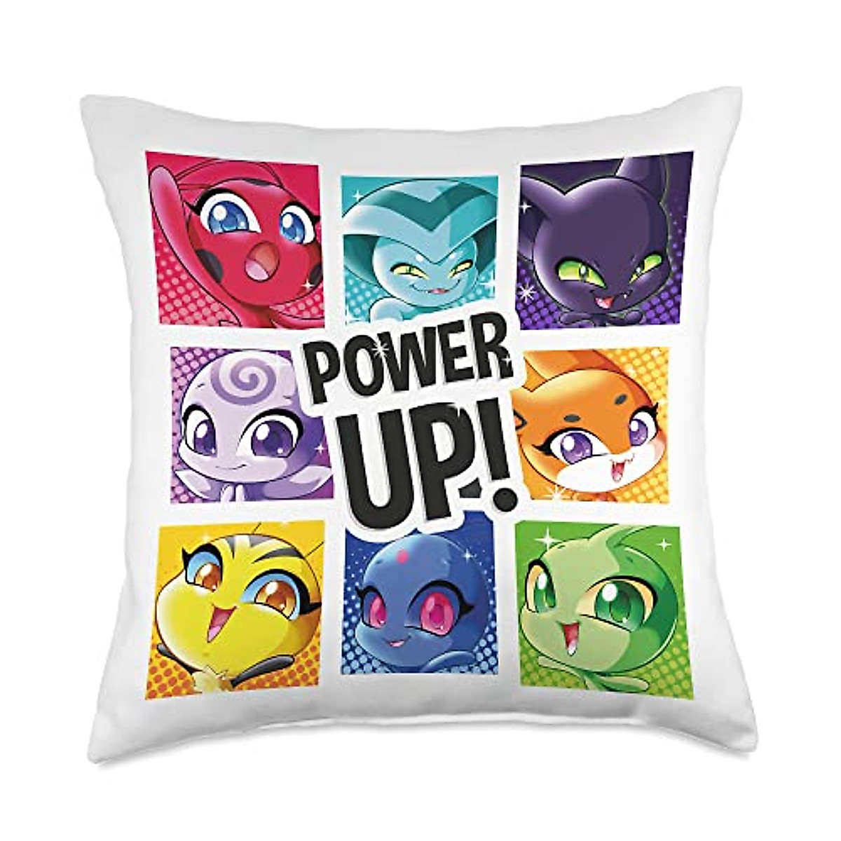 Miraculous Ladybug - Kwamis Power Up Throw Pillow