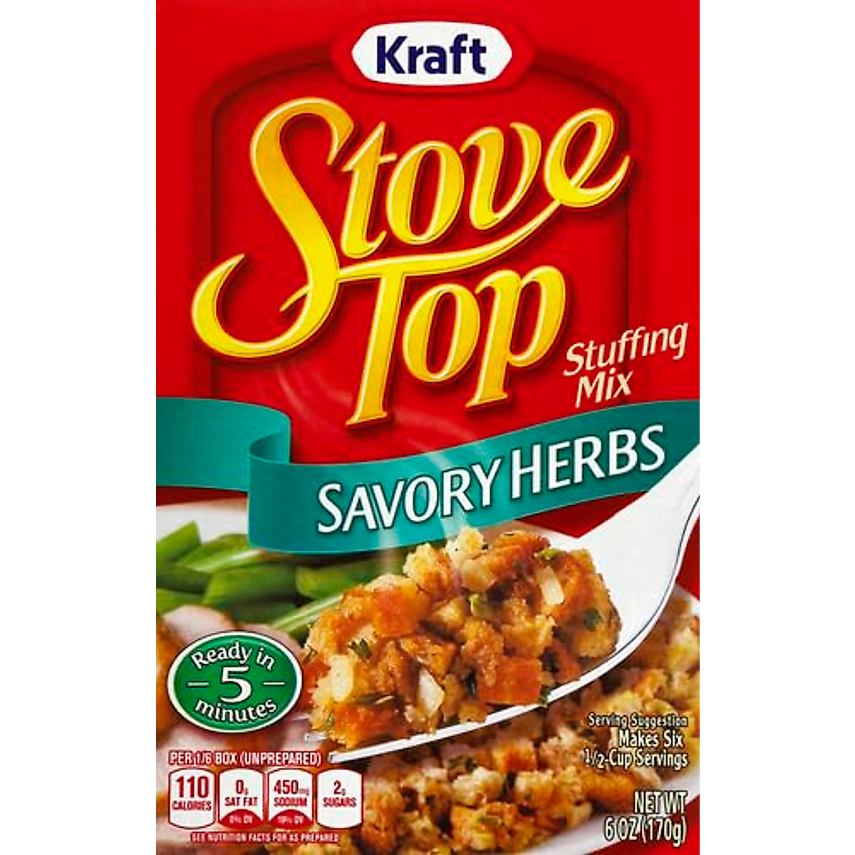 Stove Top Savory Herb Stuffing Mix (6 oz Box)