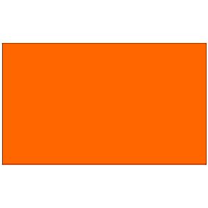 Colonial Cards: 150 Color Cardstock 3" x 5" Index Cards, Bright Orange, Unruled