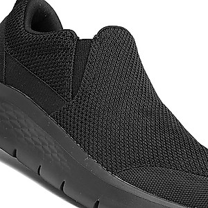 Skechers Men's GOwalk Flex-Athletic Slip-On Casual Loafer Walking Shoes with Air Cooled Foam Sneaker, Black, 12