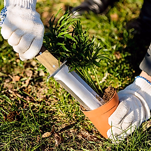 GARTOL Hori Hori Garden Knife, Garden Tools with Sheath for Weeding, Digging, Cutting and Planting, with 7" Stainless Steel Blade, Full-Tang Wood Handle with Hanging Hole and Sharpening Stone