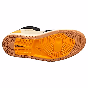 Jordan Men's Air 1 Zoom CMFT 2 Muslin/Celestial Gold Black (DV1307 100) - 10