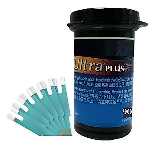 Generic Test Strips for Diabetes Value Pack - 120 Test Strips | Diabetic Test Strips for Blood Sugar Monitor | Self Glucose Testing.