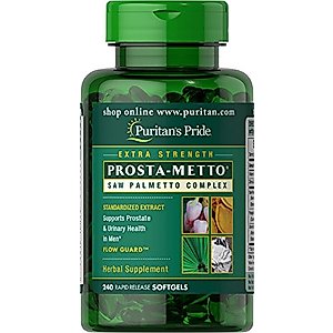 Puritans Pride Prosta-Metto Saw Palmetto Complex for Men-240 Softgels