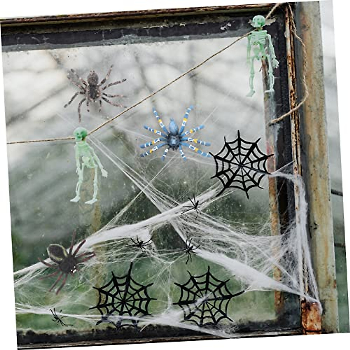 Alasum Plastic Animals Figures 28 pcs Models Decorative Scene Figures Realistic Model Party Fake Decor Creepy Prank Toys Spiders Decors Simulation Plastic Spider Prop Halloween Halloween Decor