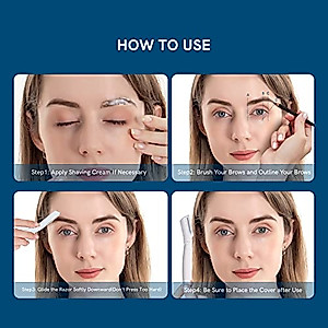 Eyebrow Razors for Women, Face Razors for Women, Dermaplane Razors for Women Face, Eyebrow Hair Trimmers, Facial Razors, 6 Pcs