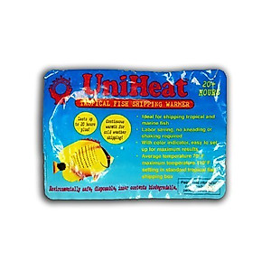Uniheat Shipping Warmer 20+ Hours, 16 Pack >Plus!< 1-10"x18" Shipping Bags, 20+ Hour Warmth for Shipping Live Corals, Small Pets, Fish, Insects, Reptiles, Etc.