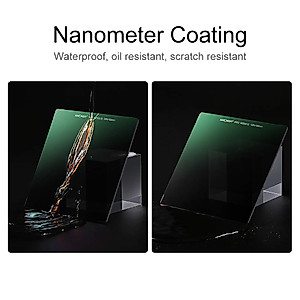 K&F Concept 100 x 100mm ND8 (3-Stop) Square Filter Ultra Slim HD 28 Multi-Layer Coatings Neutral Density Import AGC Optical Glass