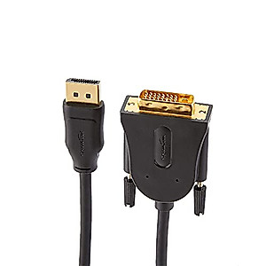 Amazon Basics DisplayPort to DVI Display Cable - 6 Feet, Pack of 1