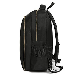 NIHANEH Portable Backpack for Clippers and Supplies Hair Clippers Organizer Bag Large Clipper Bags for Barbers Travel Bag for Hairstylists Tools (BLACK)