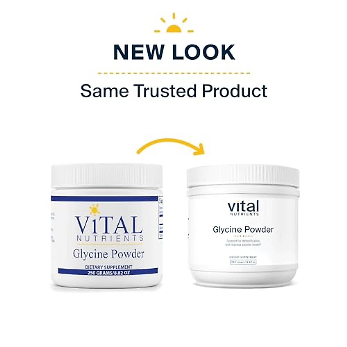 Vital Nutrients Glycine Powder | Amino Acid to Promote Restful Sleep, Stress Relief, Memory and Cognitive Support* | Vegan Supplement | Gluten, Dairy and Soy Free | 62.5 Servings