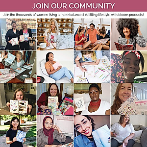 bloom daily planners UNDATED Spanish Calendar Year Day Planner - Passion/Goal Organizer - Monthly/Weekly Agenda Book with Tabs (January to December) - 6" x 8.25" - Folky Floral