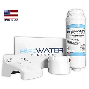 Water Filter Kit Compatible with Keurig B150, K150, B155, K155, K2500, K3000, B3000, B3000SE, K3500, K4000 (Filter, Housing Head, Mounting Bracket with Screws) by PureWater Filters