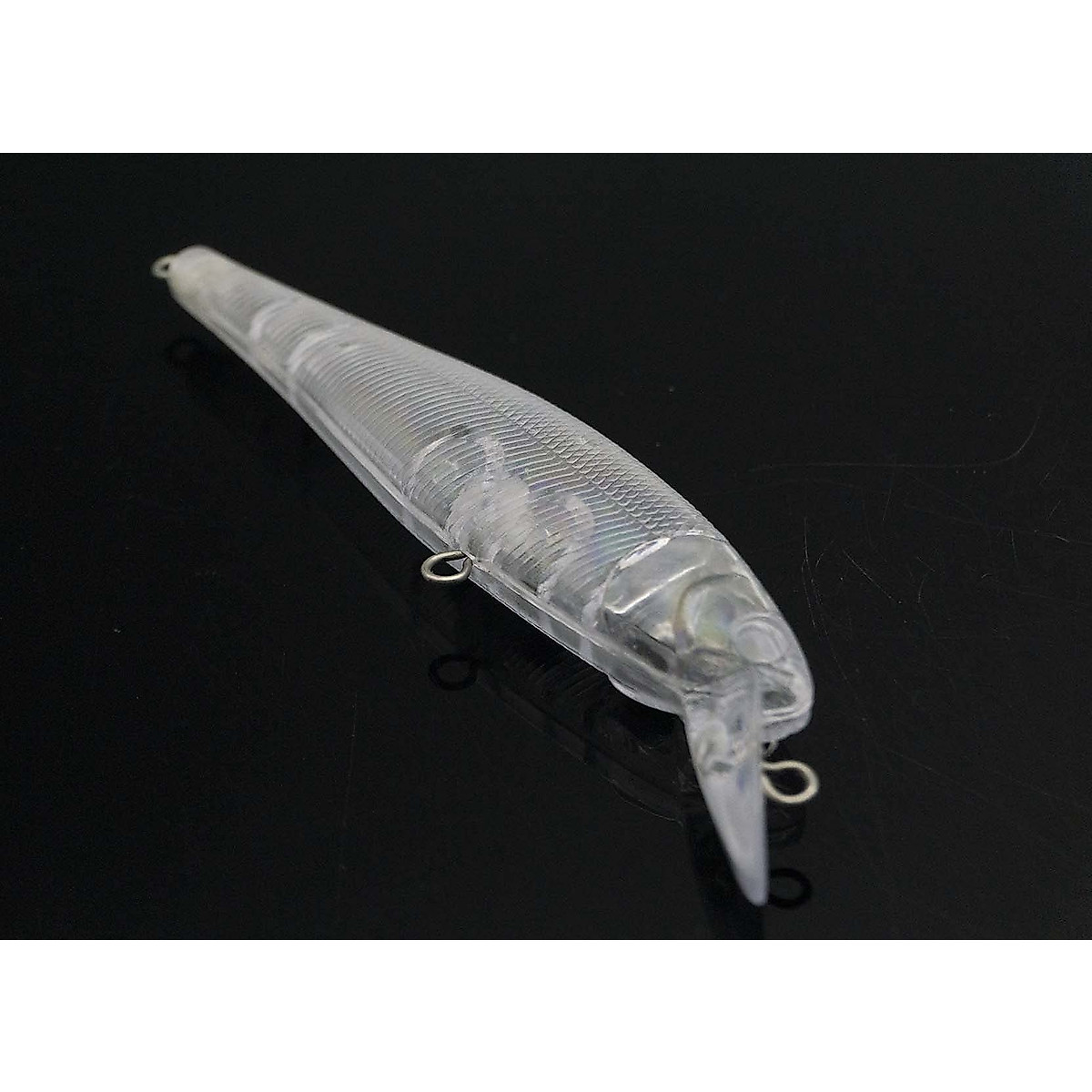 10PCS Unpainted Fishing Lures topwater Minnow Fishing Lure Blanks 11.8cm 10.98g Crankbait Artificial Hard Bait Carp Pike Bass Wobblers Deep Diving Fishing jerkbait 25# Free Eye