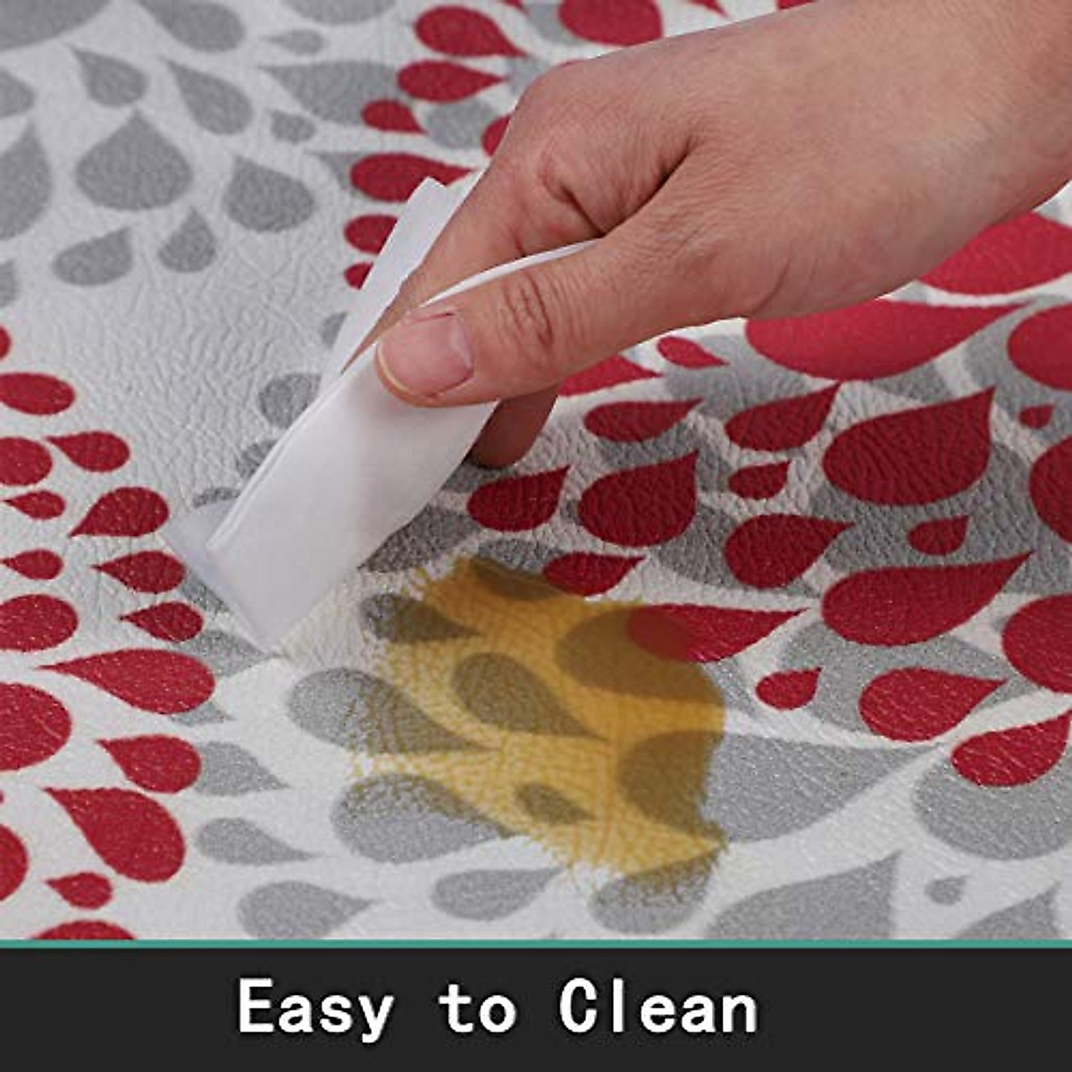 Homcomoda Boho Kitchen Rugs Sets 2 Piece Cushioned Anti Fatigue Kitchen Mats for Floor Non Slip Waterproof Comfort Mats for Kitchen Laundry Office