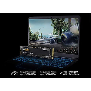 Samsung 970 EVO Plus SSD 1TB NVMe M.2 Internal Solid State Hard Drive, V-NAND Technology, Storage and Memory Expansion for Gaming, Graphics w/Heat Control, Max Speed, MZ-V7S1T0B/AM
