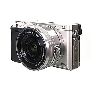 Sony Alpha a6000 Mirrorless Digital Camera 24.3MP SLR Camera with 3.0-Inch LCD - Body Only (Silver) (Renewed)