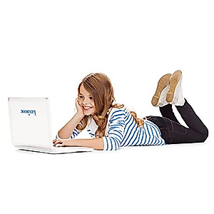 LEXiBOOK JC598i13 Educational and Bilingual Laptop Arabic/English-Toy for Child Kid (Boys & Girls) 124 Activities, Learn Play Games and Music-White/Blue